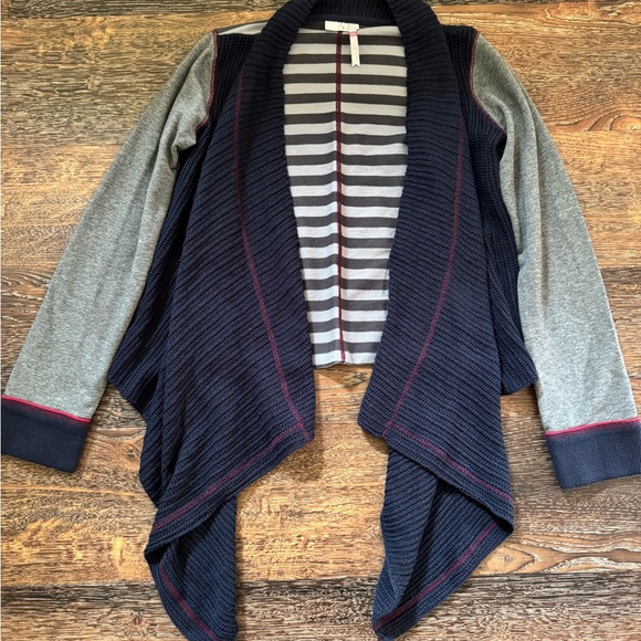 Matilda Jane | Shirts & Tops | Matilda Jane Navy And Gray Striped ...